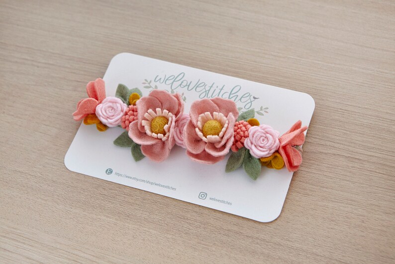 Spring Summer Crown Floral Headbands Newborn Headbands | Etsy