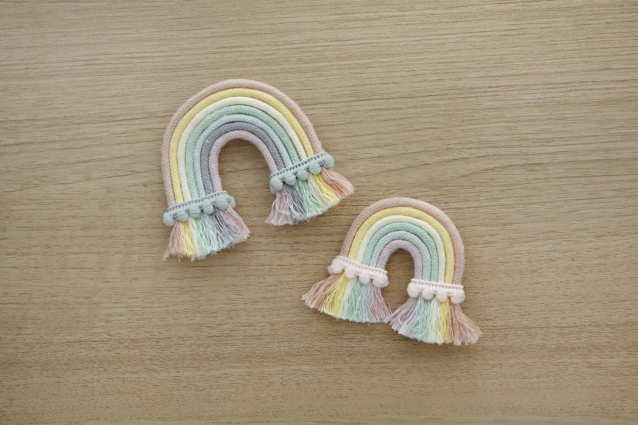 Small Rainbow Pastel Hair Clip - Girl Hair Clip - Rainbow Clips - Hair ...