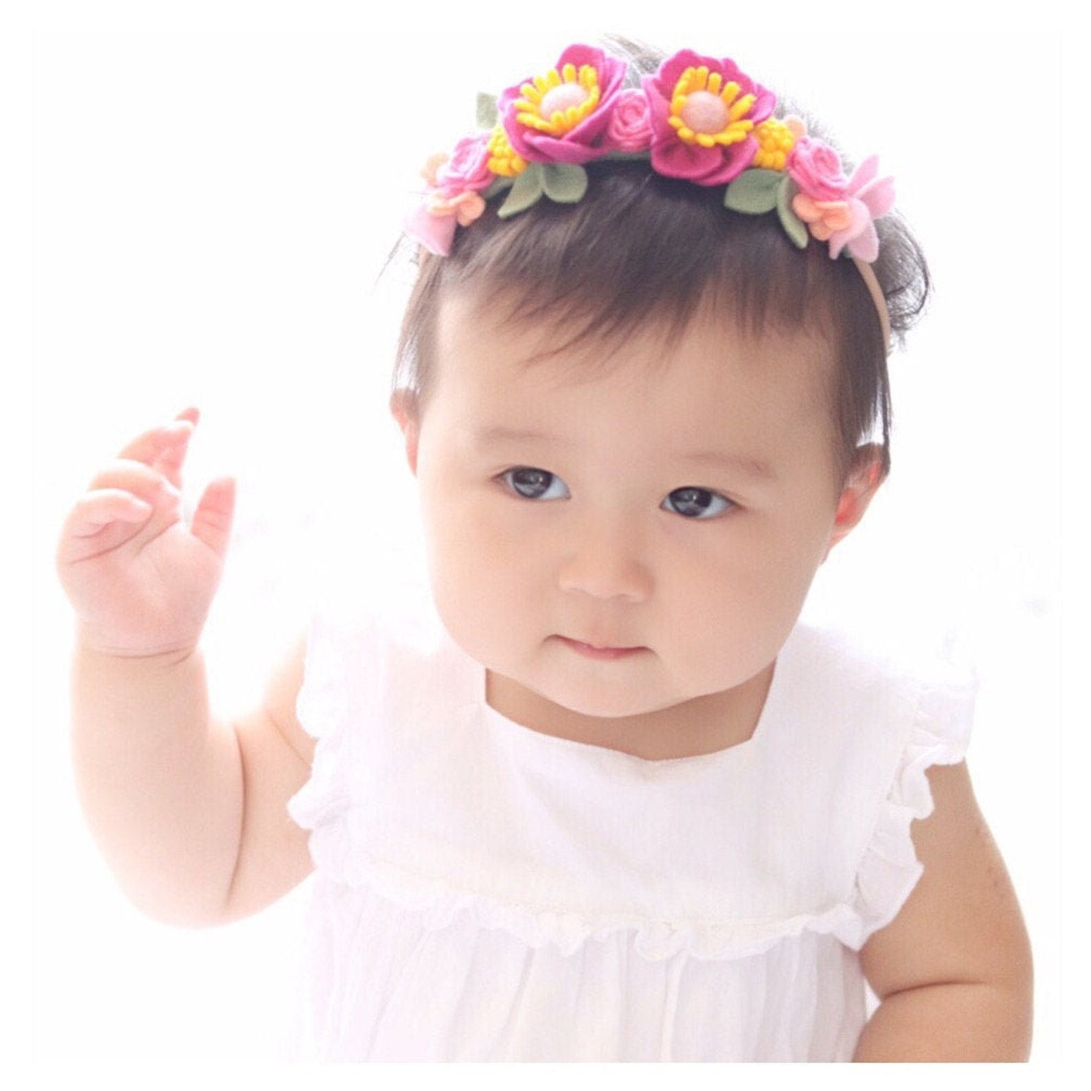 Spring Summer Crown Floral Headbands Newborn Headbands | Etsy