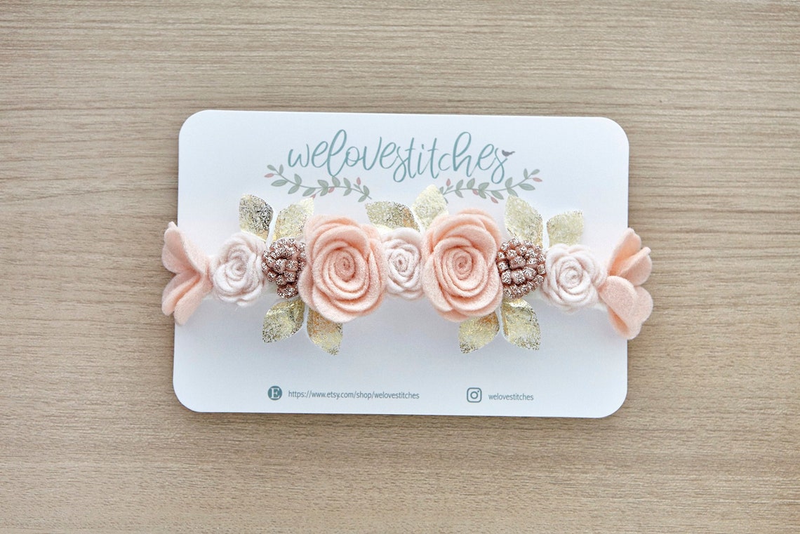 Spring Summer Crown Floral Headbands Newborn Headbands | Etsy