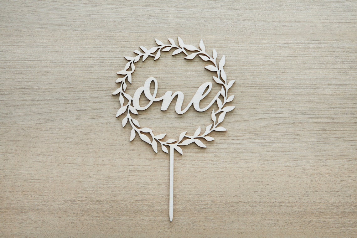 CAKE TOPPER Pink Floral Felt Cake Topper Flower Cake | Etsy