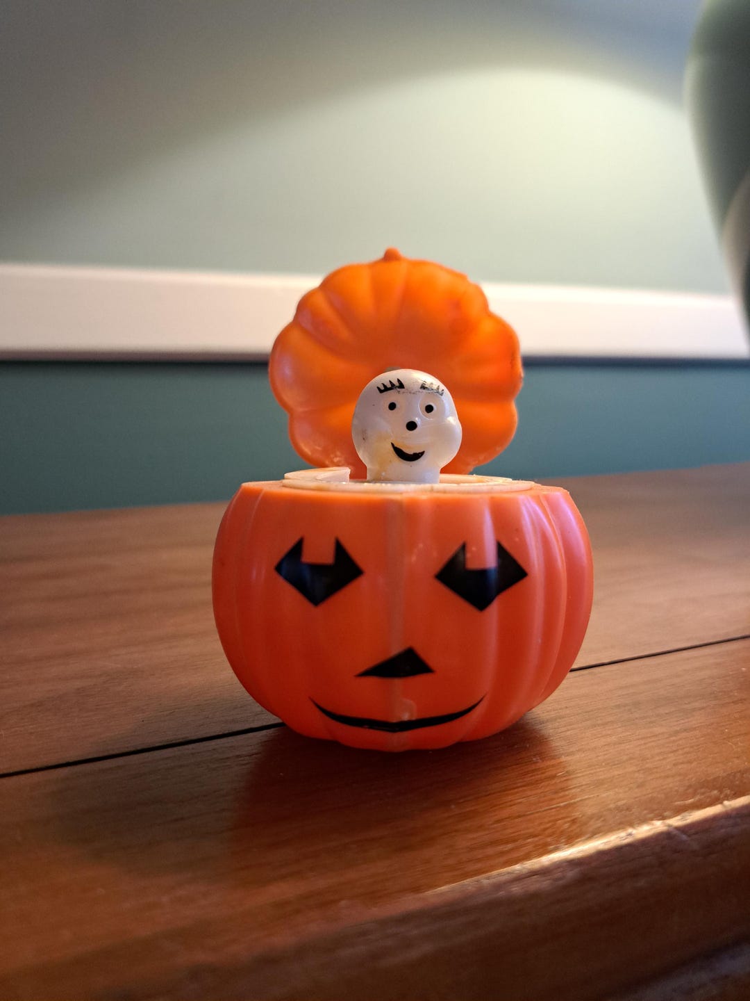 Vintage Fun World Pop up Halloween Ghost Pumpkin Squeak - Etsy