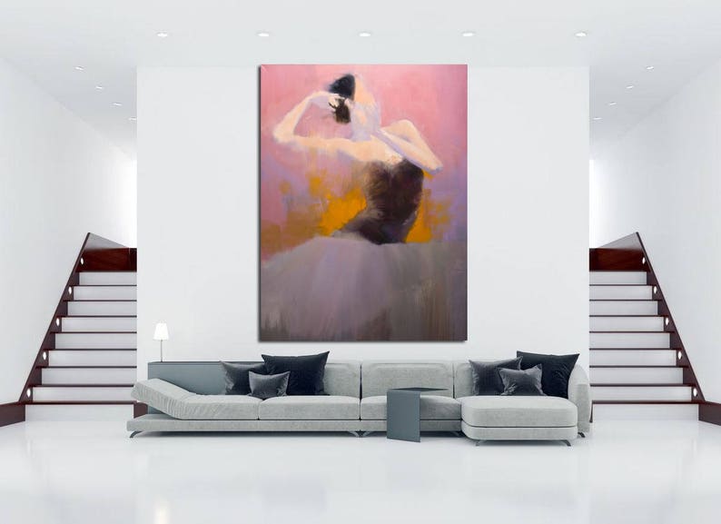 Extra Large Scale Painting Contemporary Art Figurative | Etsy