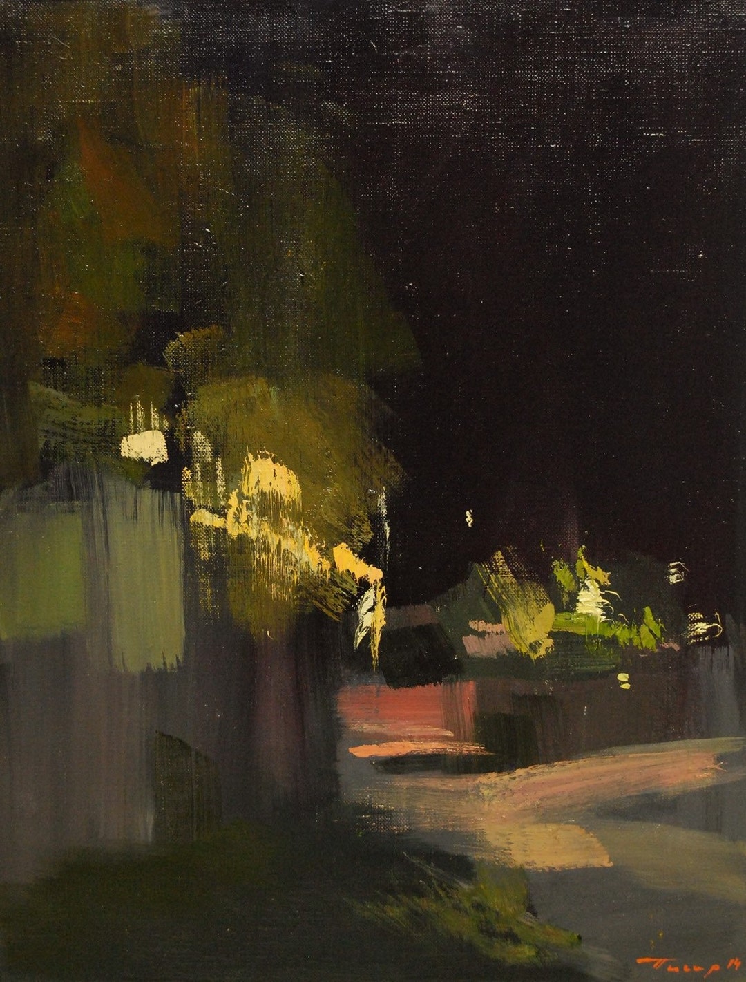 Dark Painting Abstract Art Painting on Canvas Oil Painting - Etsy