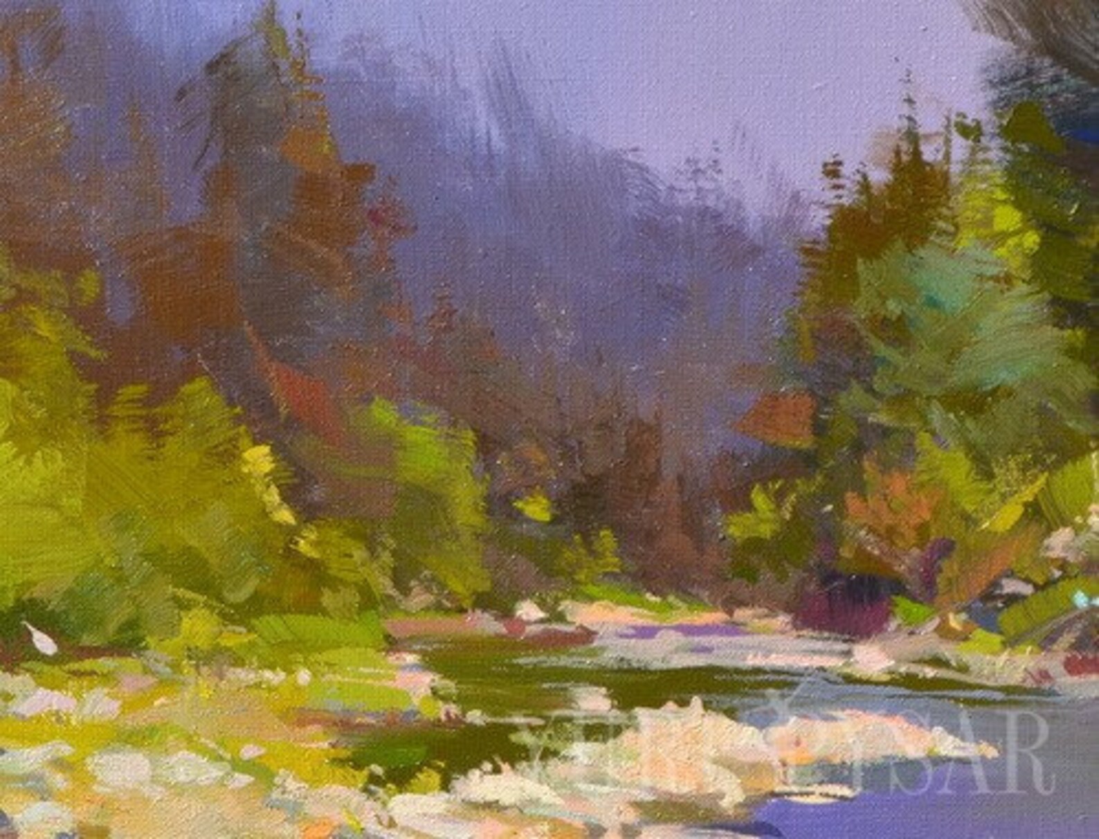 Modern Landscape Painting Original Oil Painting Summer - Etsy