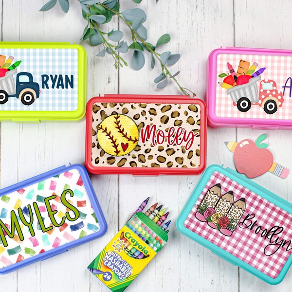 School Pencil Box - Etsy