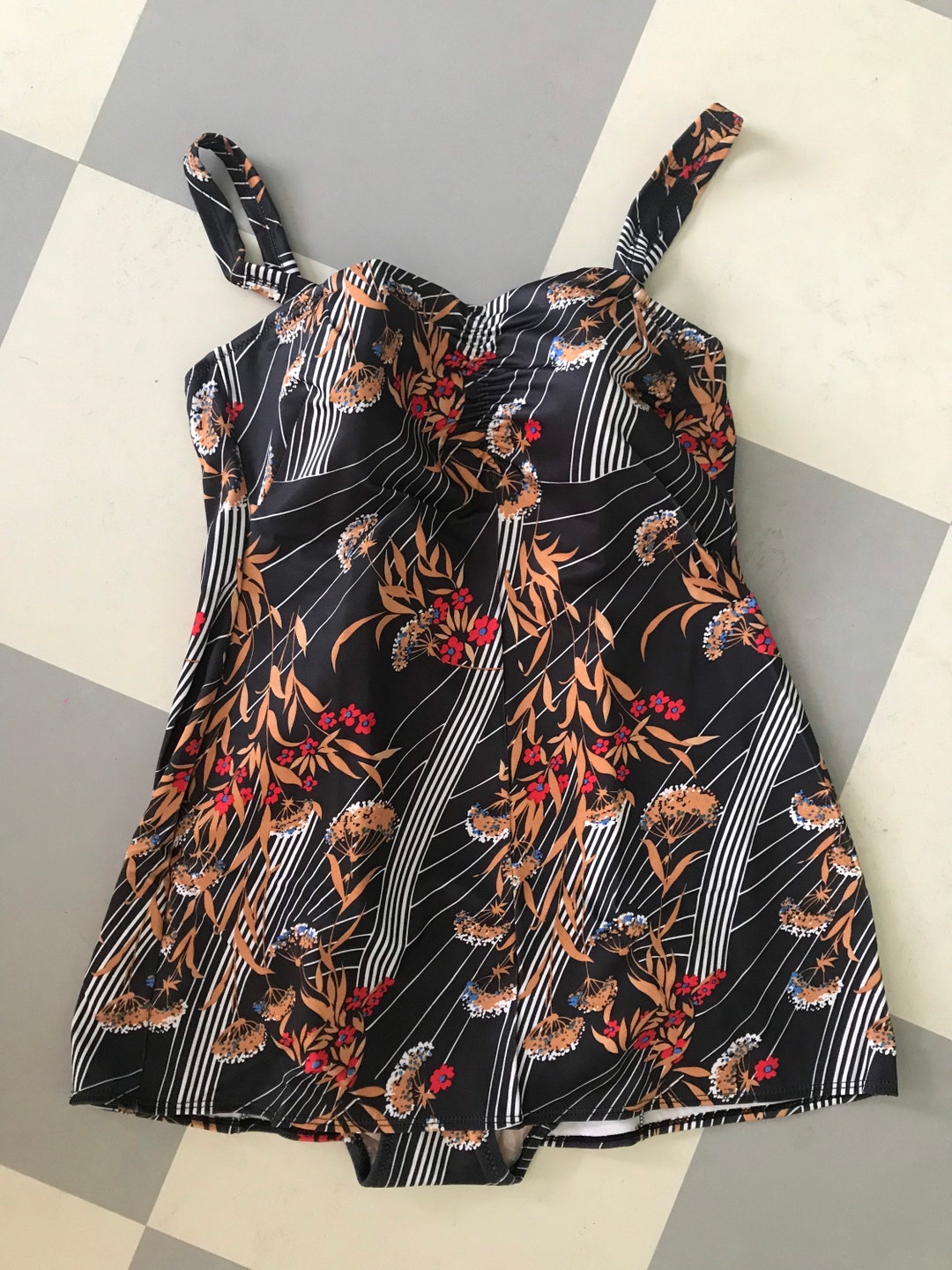 Vintage Swimsuit Deadstock / Size 80AB Small / 1970's Miss Mary of ...