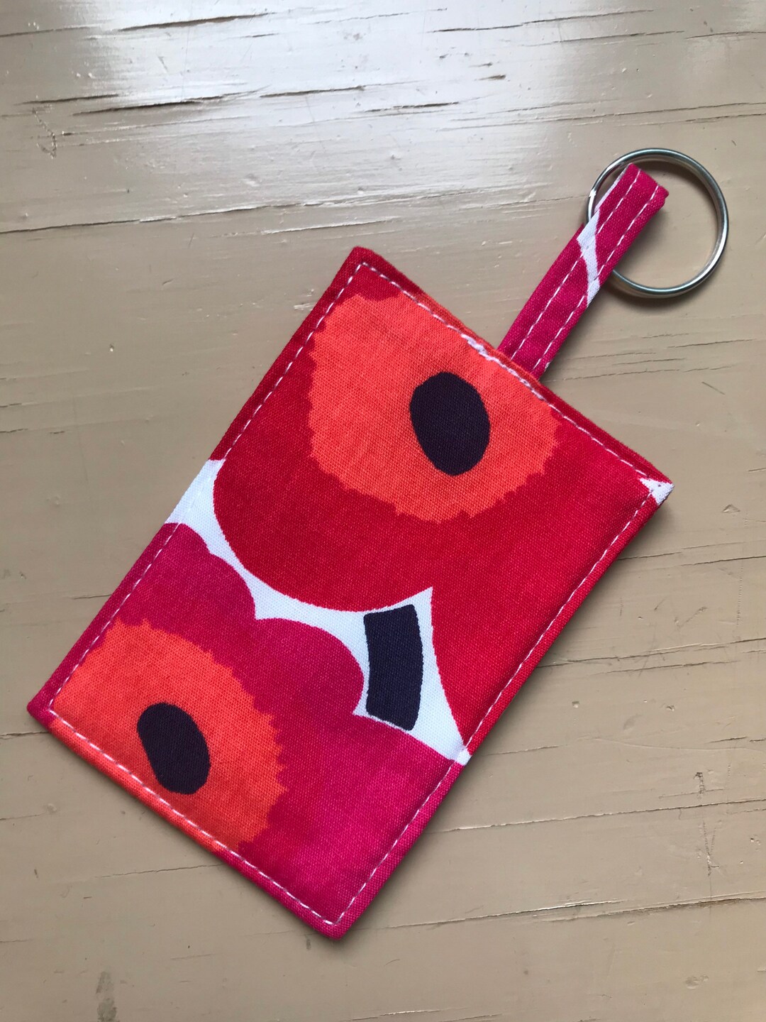 Vintage Marimekko Key Chain / Finlande / Red Unikko - Etsy France