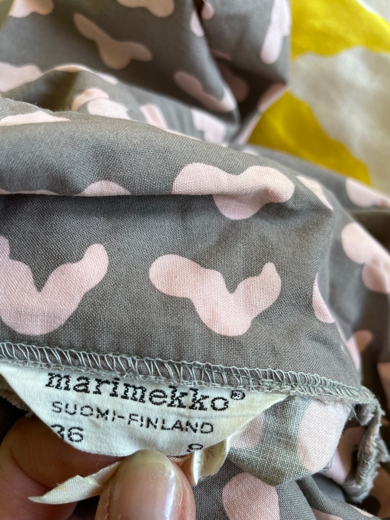 Vintage Marimekko Dress /classic Pattern / Size Eur 36, Fits Small ...