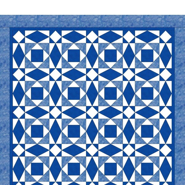 Scrap Happy Mariner's Compass Quilt Pattern - Etsy Canada