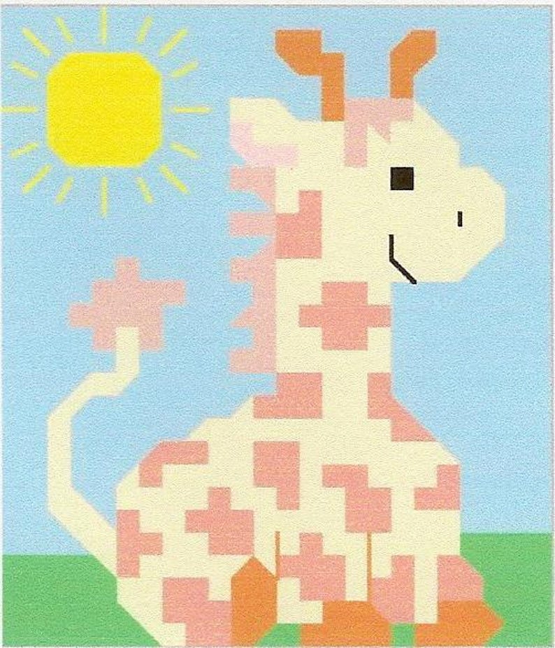 PDF Giraffe Baby Quilt Pattern - Etsy