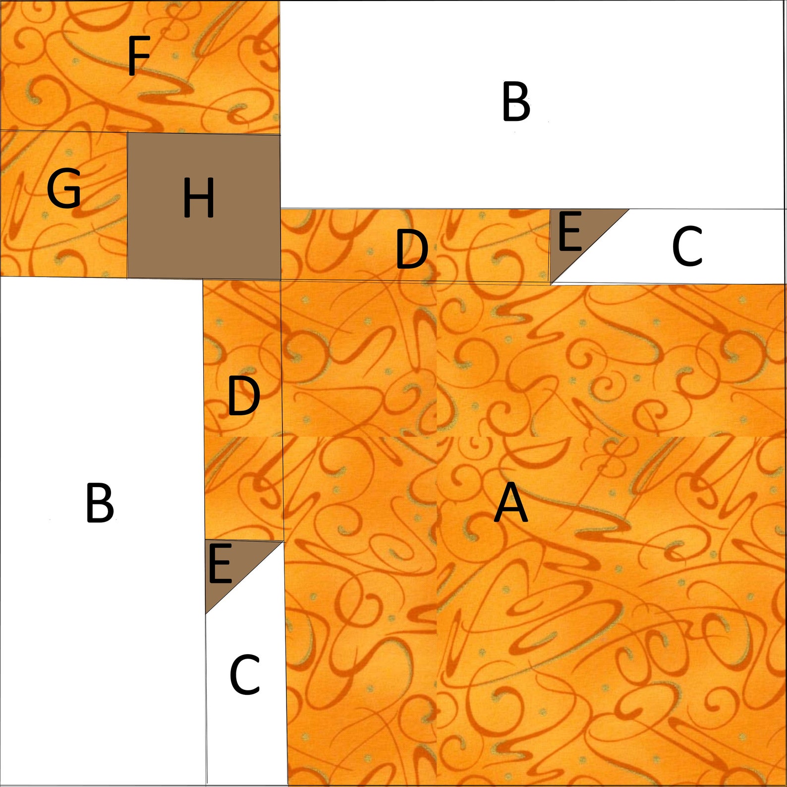 PDF Queen Size 105"x85" Pattern for African Queen Quilt - Etsy