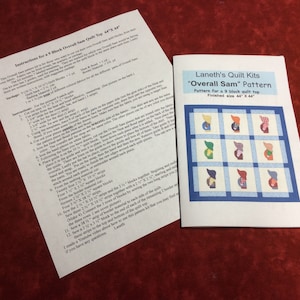 Mailed the Pattern for Overall Sam Baby Quilt - Etsy