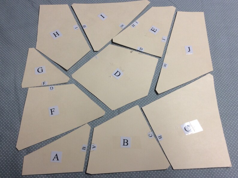 PDF Copy of the Crazy Quilt Block Pattern and Templates - Etsy