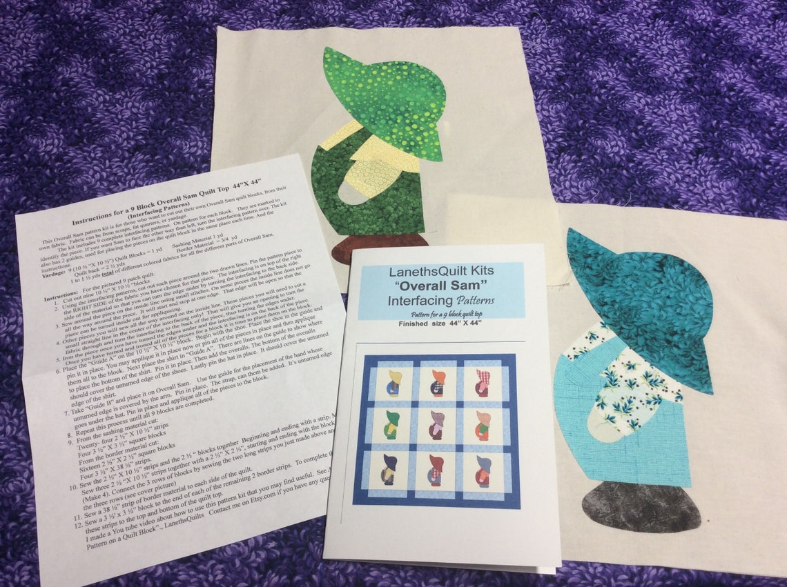 PDF Overall Sam Baby Quilt Pattern - Etsy