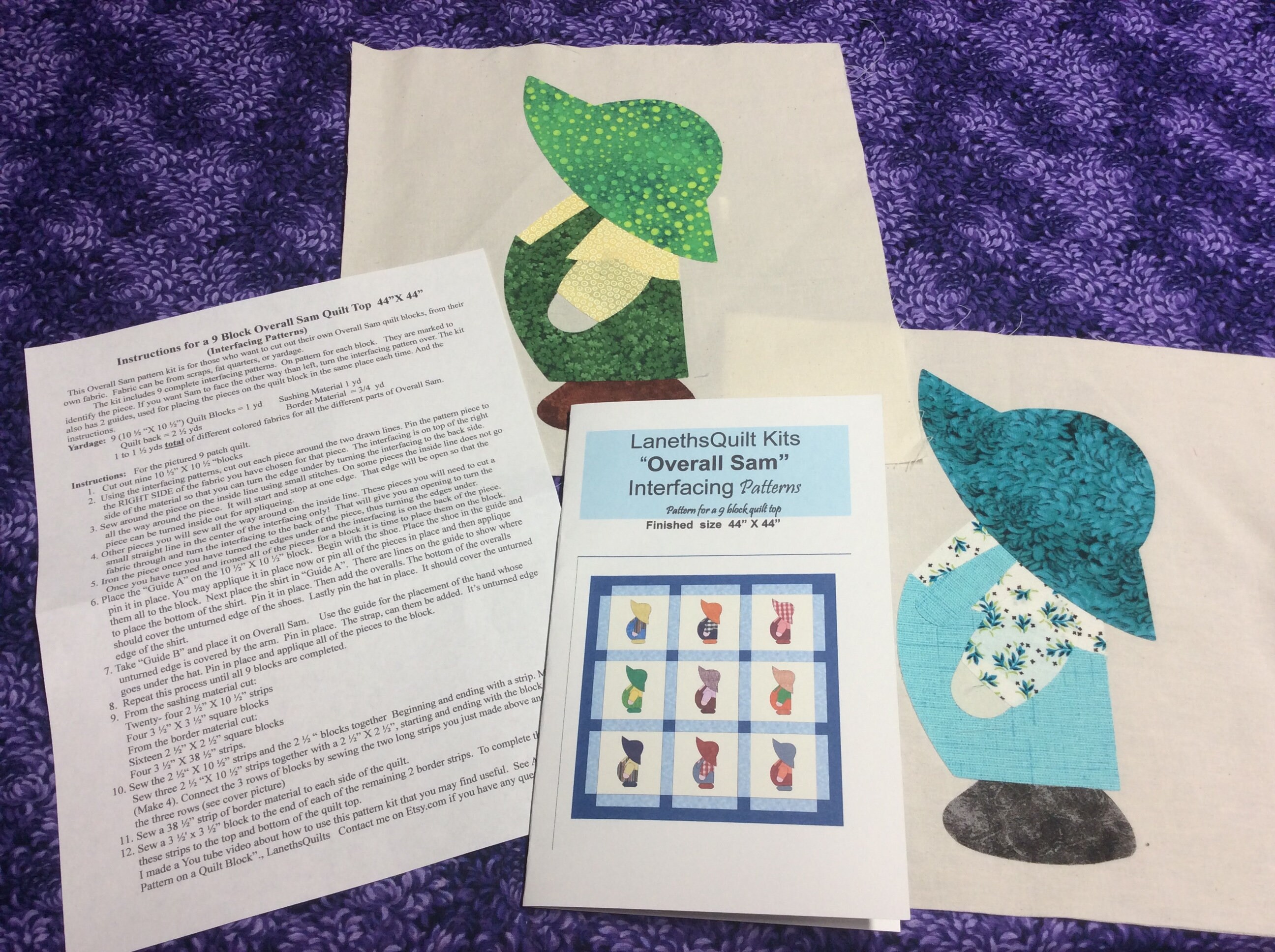 PDF Overall Sam Baby Quilt Pattern - Etsy