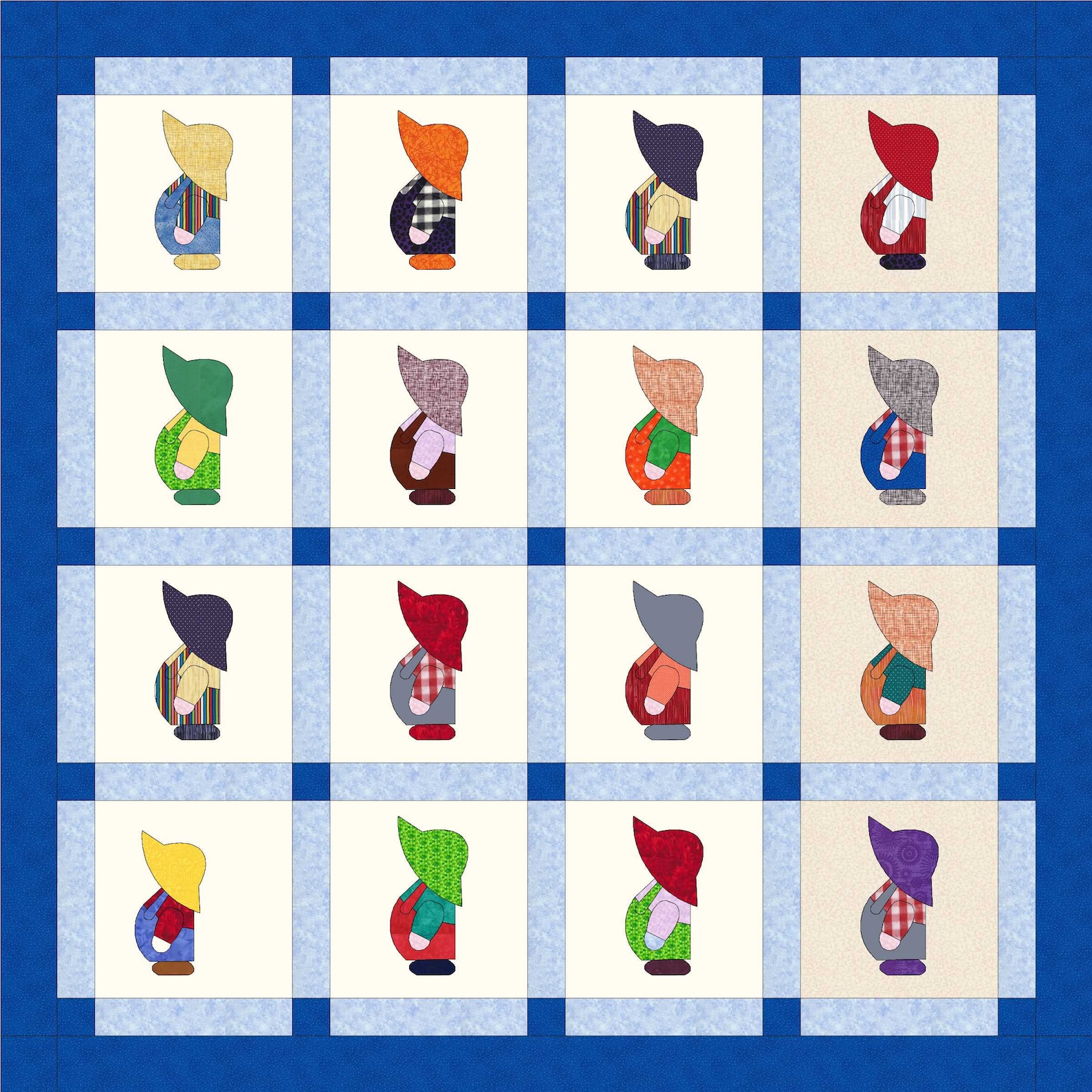 Mailed the Pattern for Overall Sam Baby Quilt - Etsy