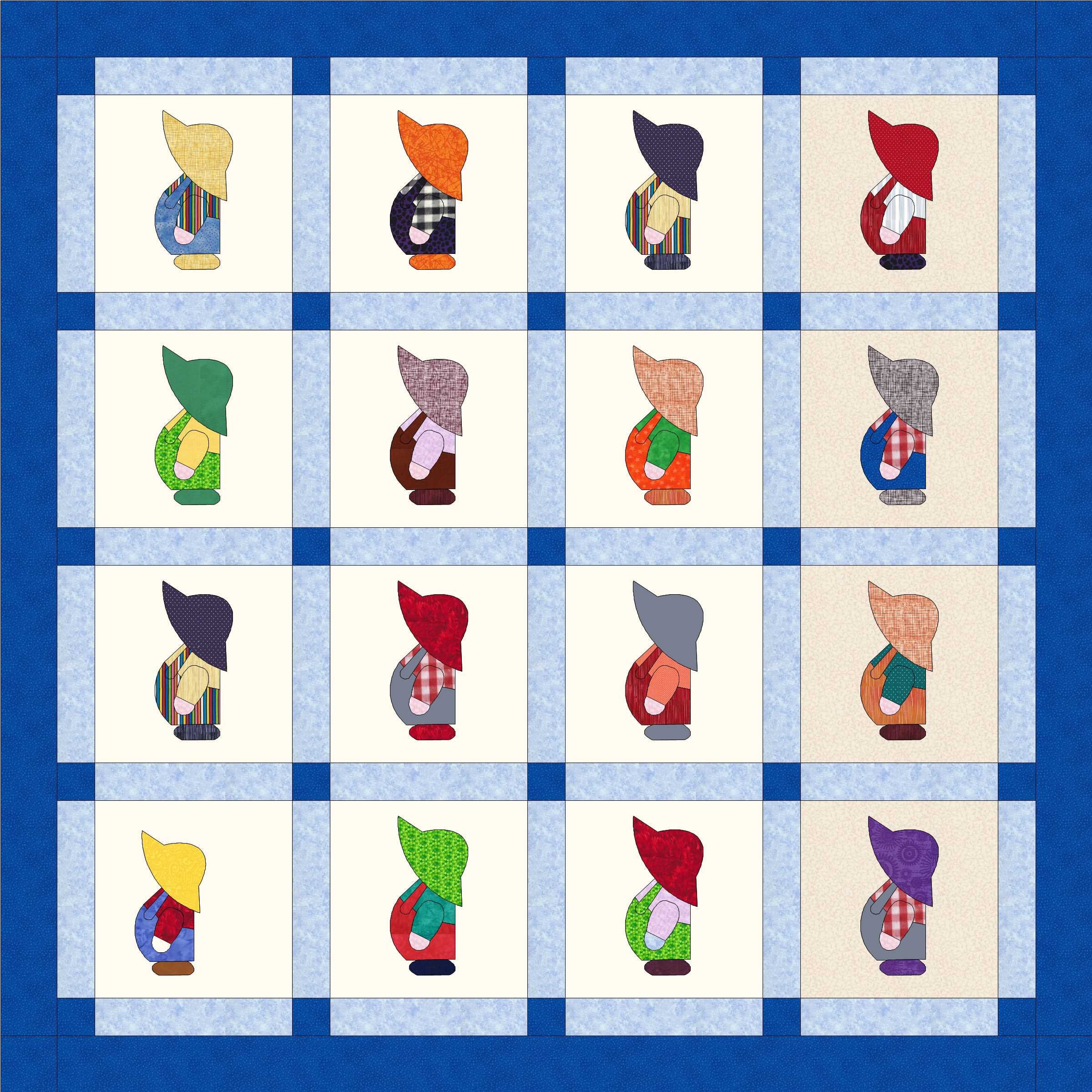 Mailed the Pattern for Overall Sam Baby Quilt - Etsy