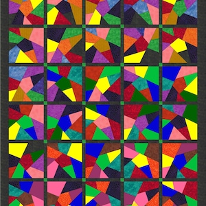 PDF Copy of the Crazy Quilt Block , Templates, Pattern. - Etsy