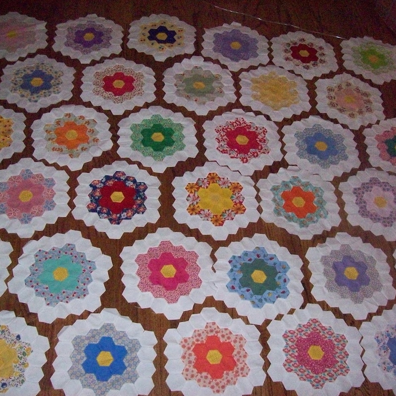 Nana Flower Quilt Pattern - Etsy