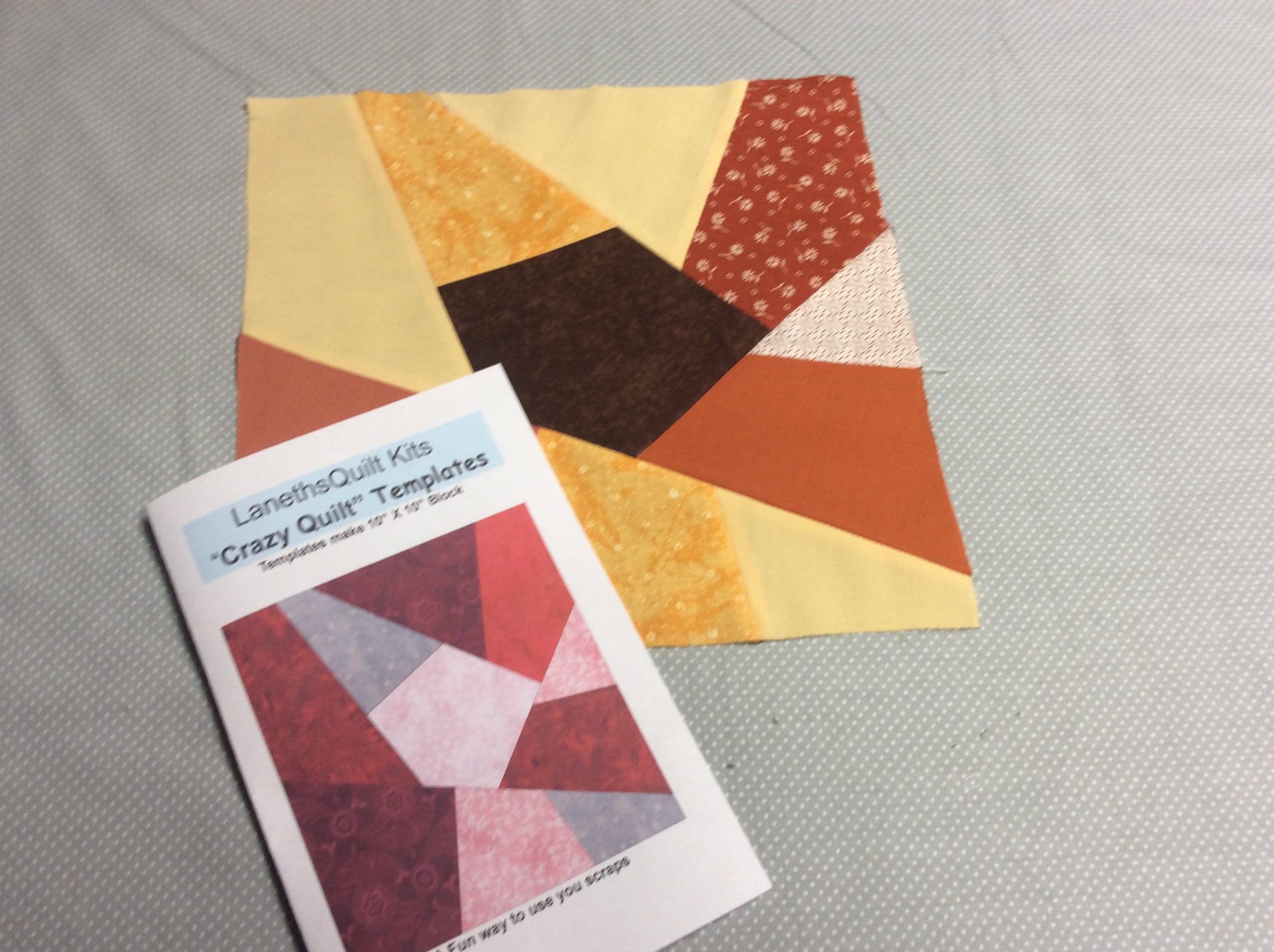 PDF Copy of the Crazy Quilt Block , Templates, Pattern. - Etsy