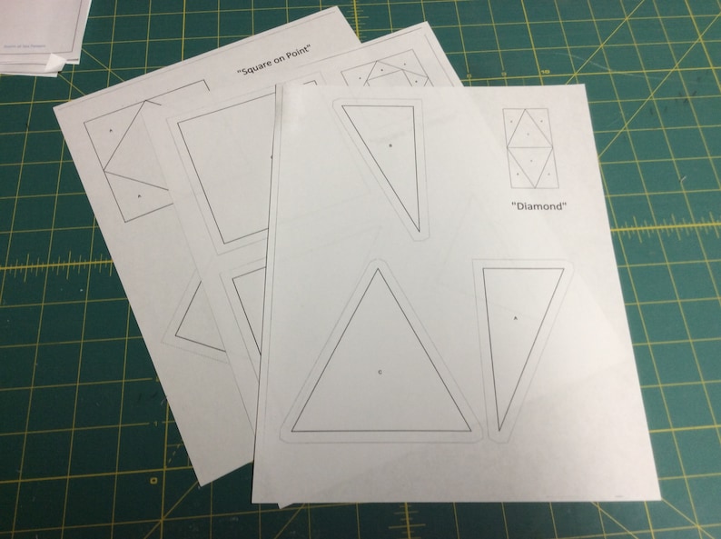 PDF Pattern for Storm at Sea Quilt ,with Template Patterns Twin and ...