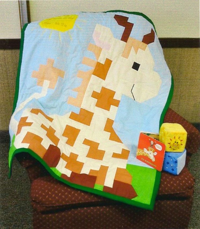 PDF Giraffe Baby Quilt Pattern - Etsy