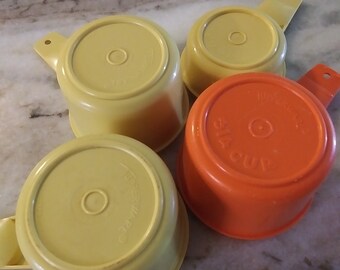 Tupperware Measuring Stacking Cups, Complete Set, White - Etsy