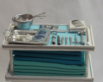 Handmade Doctor's Office Medical Dollhouse Miniatures Working ...