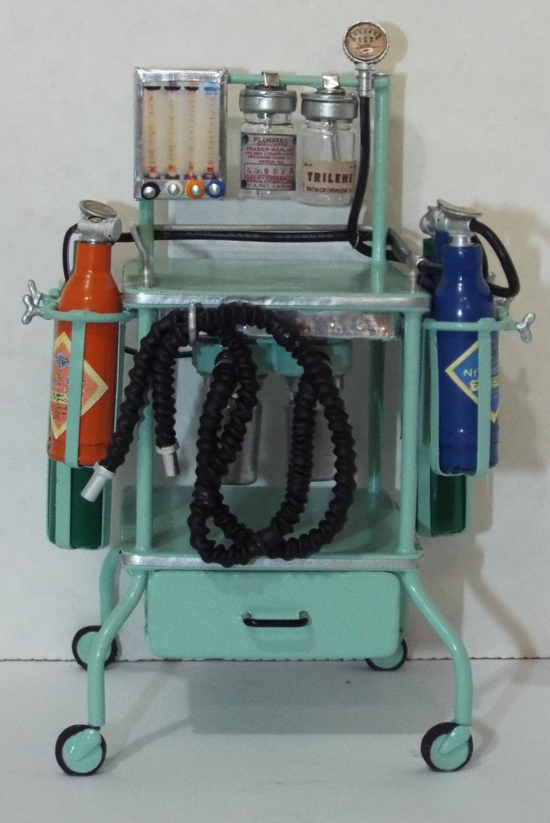Dollhouse Miniature Handcrafted Medical Hospital Anesthesia Machine 1 ...