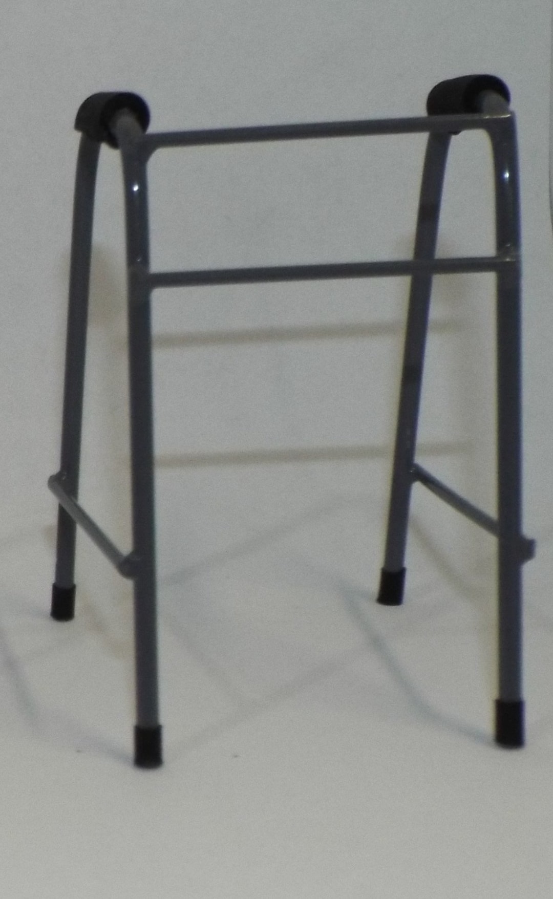 Dollhouse Miniature Handcrafted Medical Walker Metal 1/12th Scale Grey ...