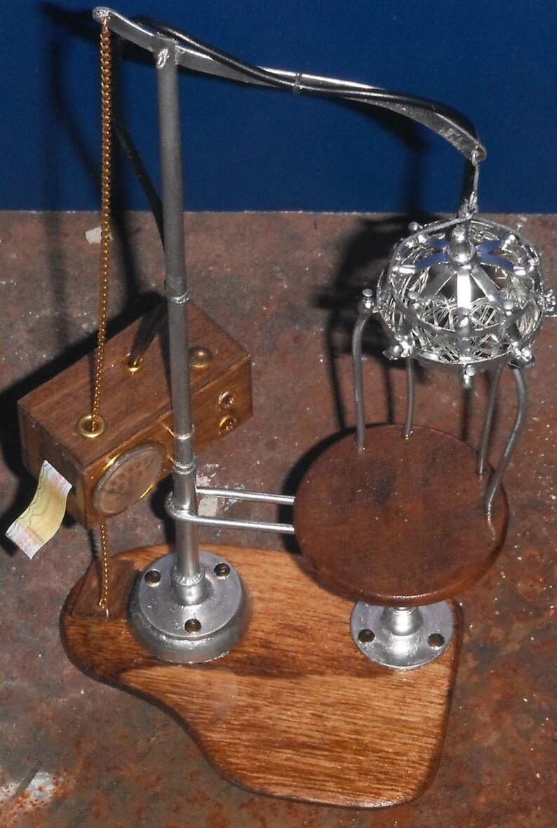 Dollhouse Miniature Handcrafted Medical Phrenology Machine 1/12th Scale ...