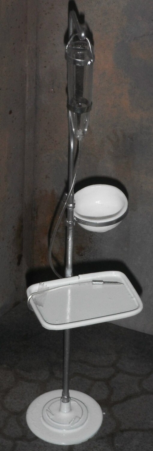 Dollhouse Miniature Handcrafted Medical Embalming Stand Metal 1/12th ...