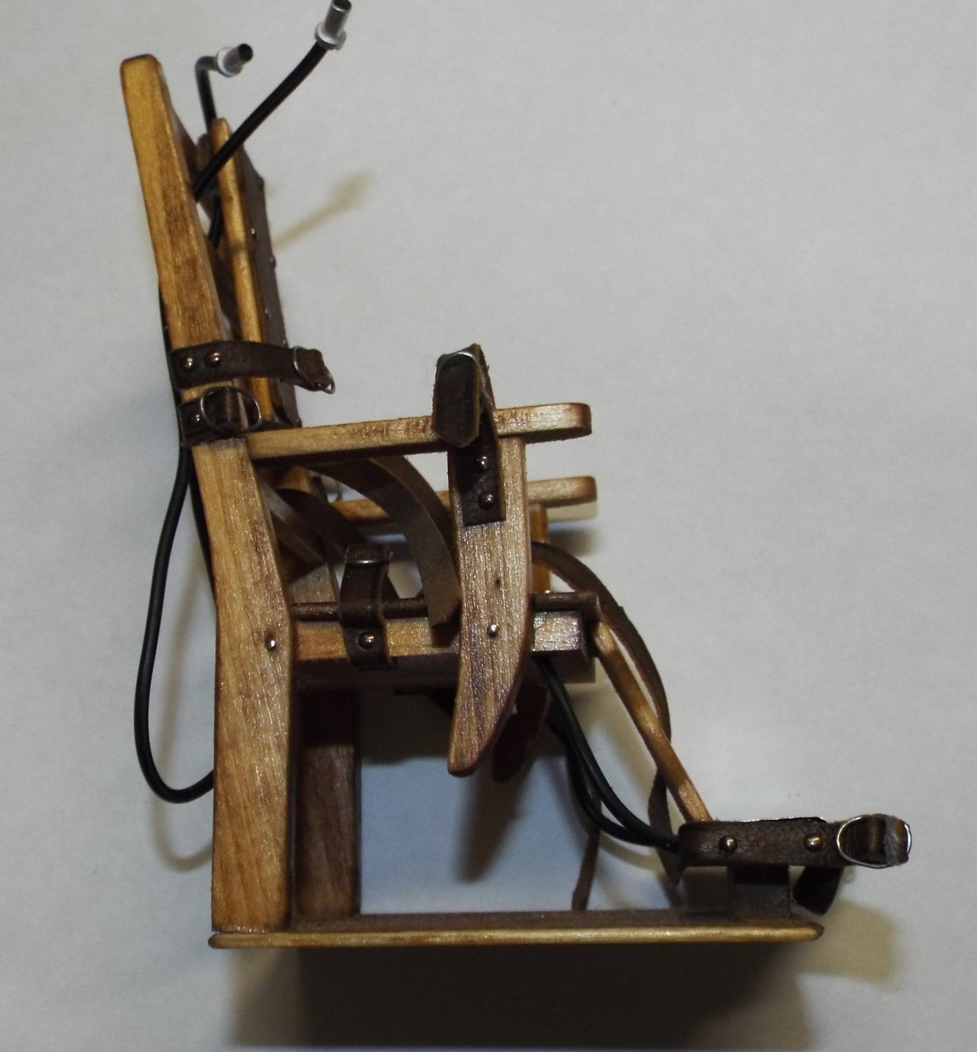 Dollhouse miniature handcrafted Electric chair | Etsy