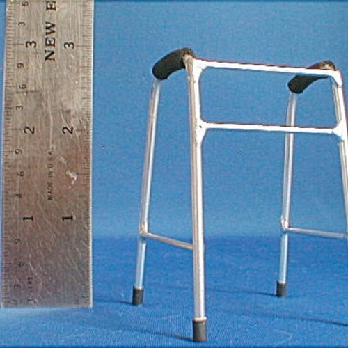 Doll Miniature Handcrafted Medical Walker Metal 1/12th Scale | Etsy