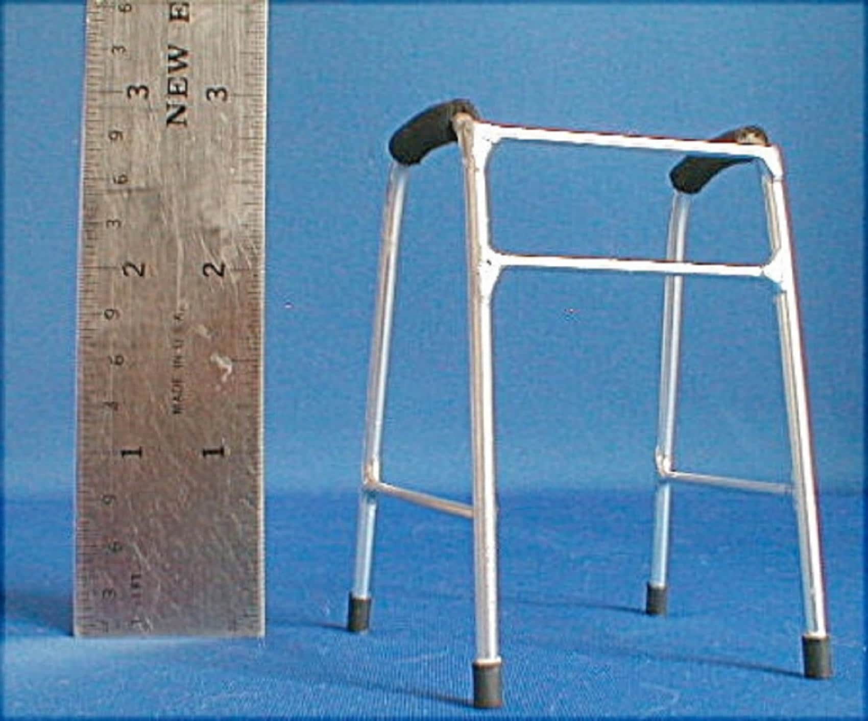 Doll Miniature Handcrafted Medical Walker Metal 1/12th Scale - Etsy