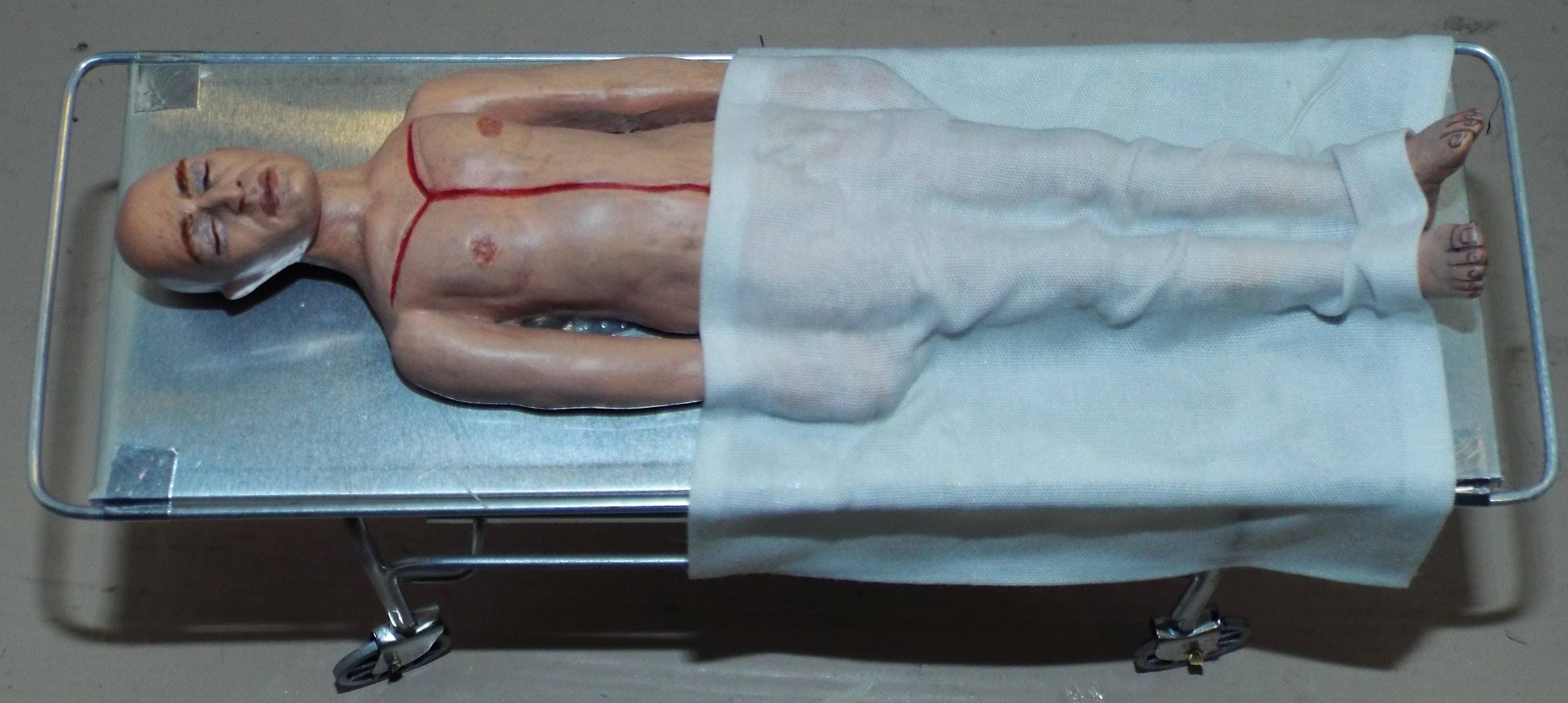 Dollhouse Miniature Handcrafted 1/12th Scale Autopsy Body on | Etsy