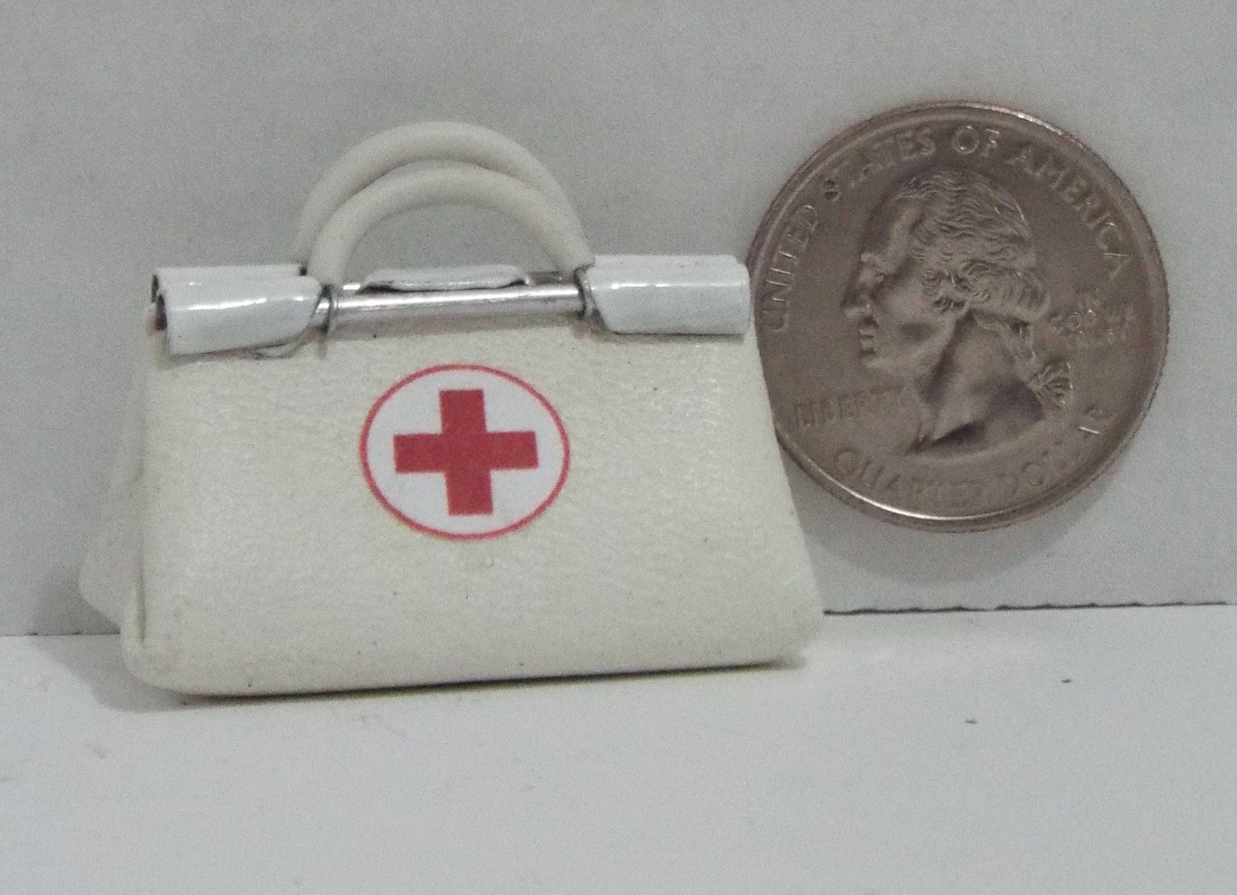 Dollhouse Miniature Handcrafted Medical Nurses Bag 1/12th Scale - Etsy