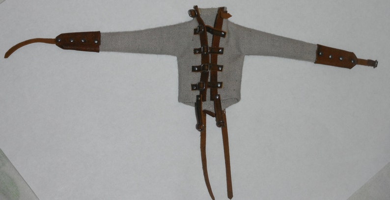 Dollhouse Miniature Straight Jacket Asylum Insane Creepy Halloween 1 ...