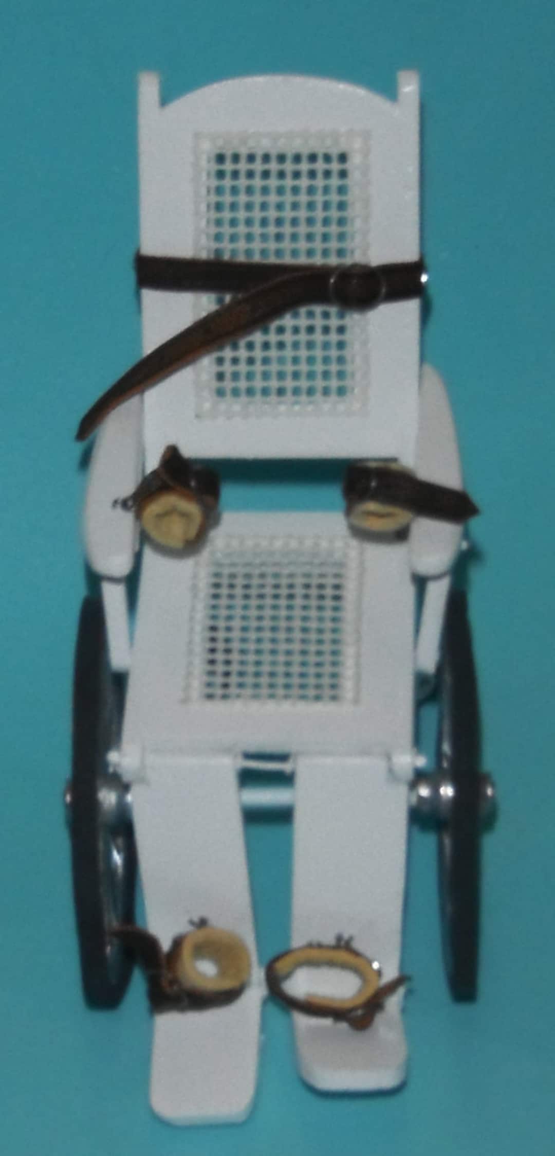 Dollhouse Miniature 1/12th Scale Handcrafted Asylum Leather Straps ...