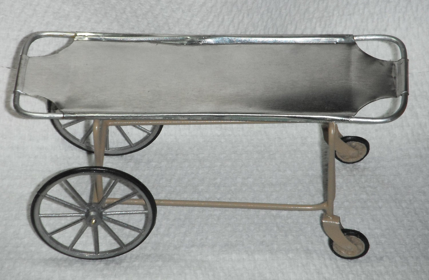 Dollhouse Miniature Handcrafted Asylum Hospital Medical Transport Table ...