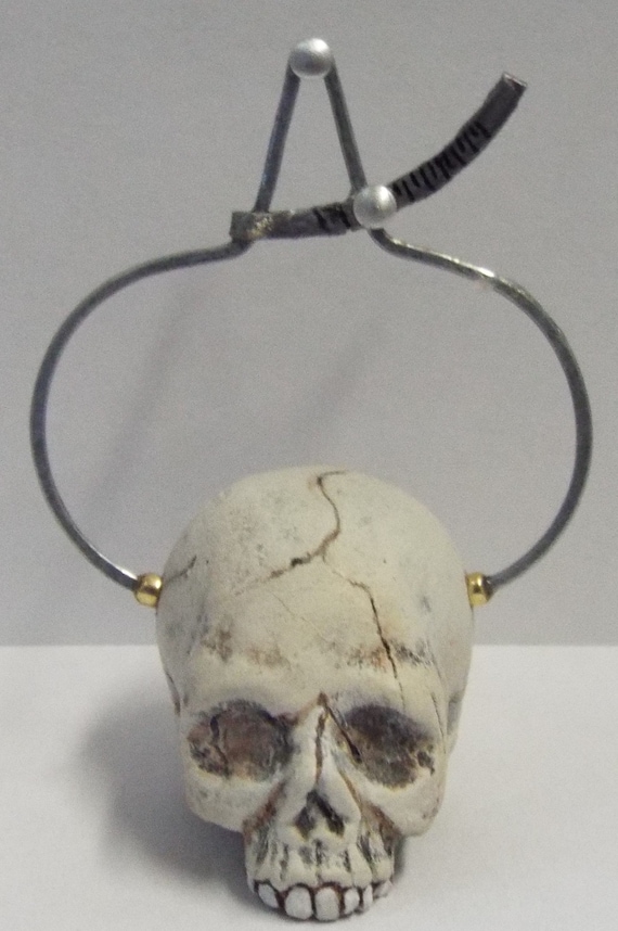 Dollhouse miniature handcrafted Medical Skull Caliper asylum | Etsy