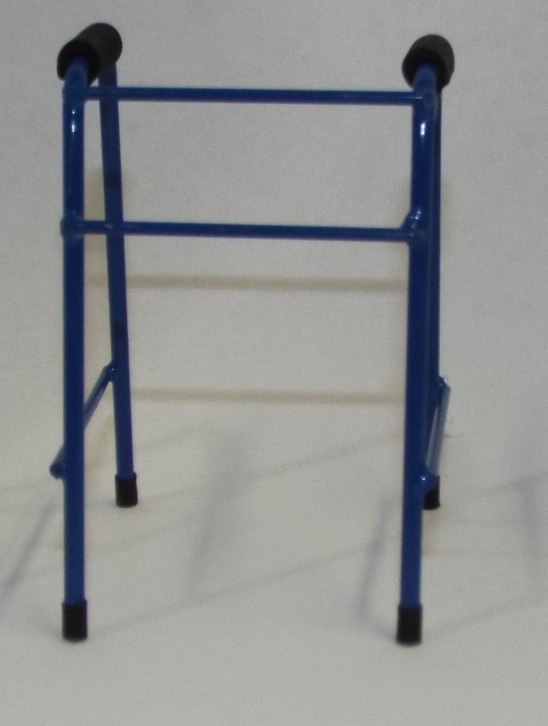 Dollhouse Miniature Handcrafted Medical Walker Metal 1/12th Scale Blue ...