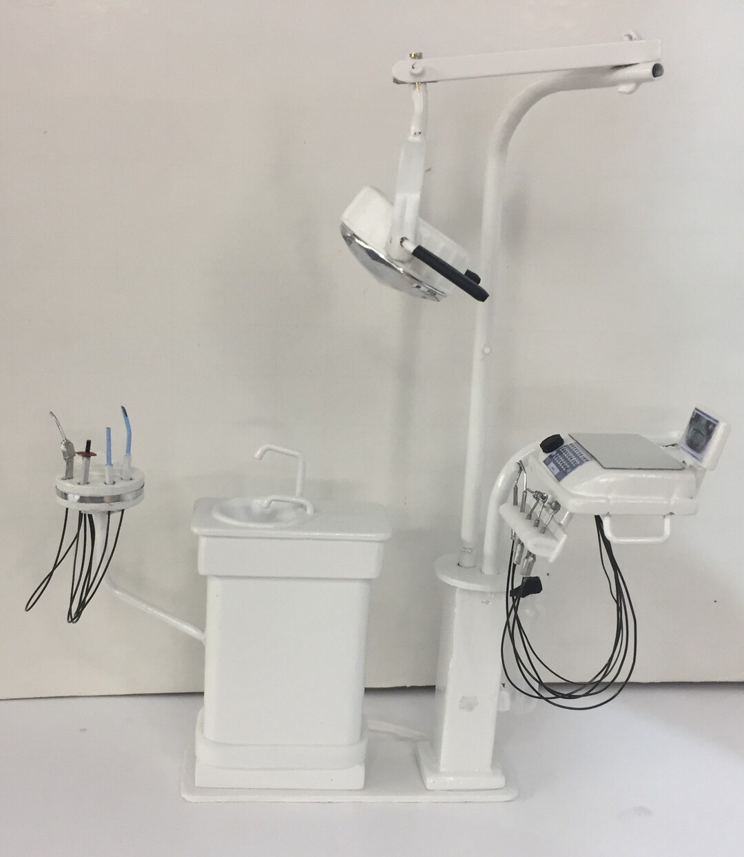 Dollhouse Miniature 1/12th Scale Dental Instrument Stand Unit Dentist ...