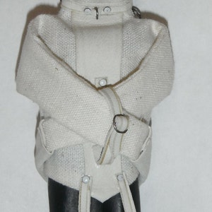 Doll Miniature Handcrafted Medical Hospital Straight Jacket White 1 ...