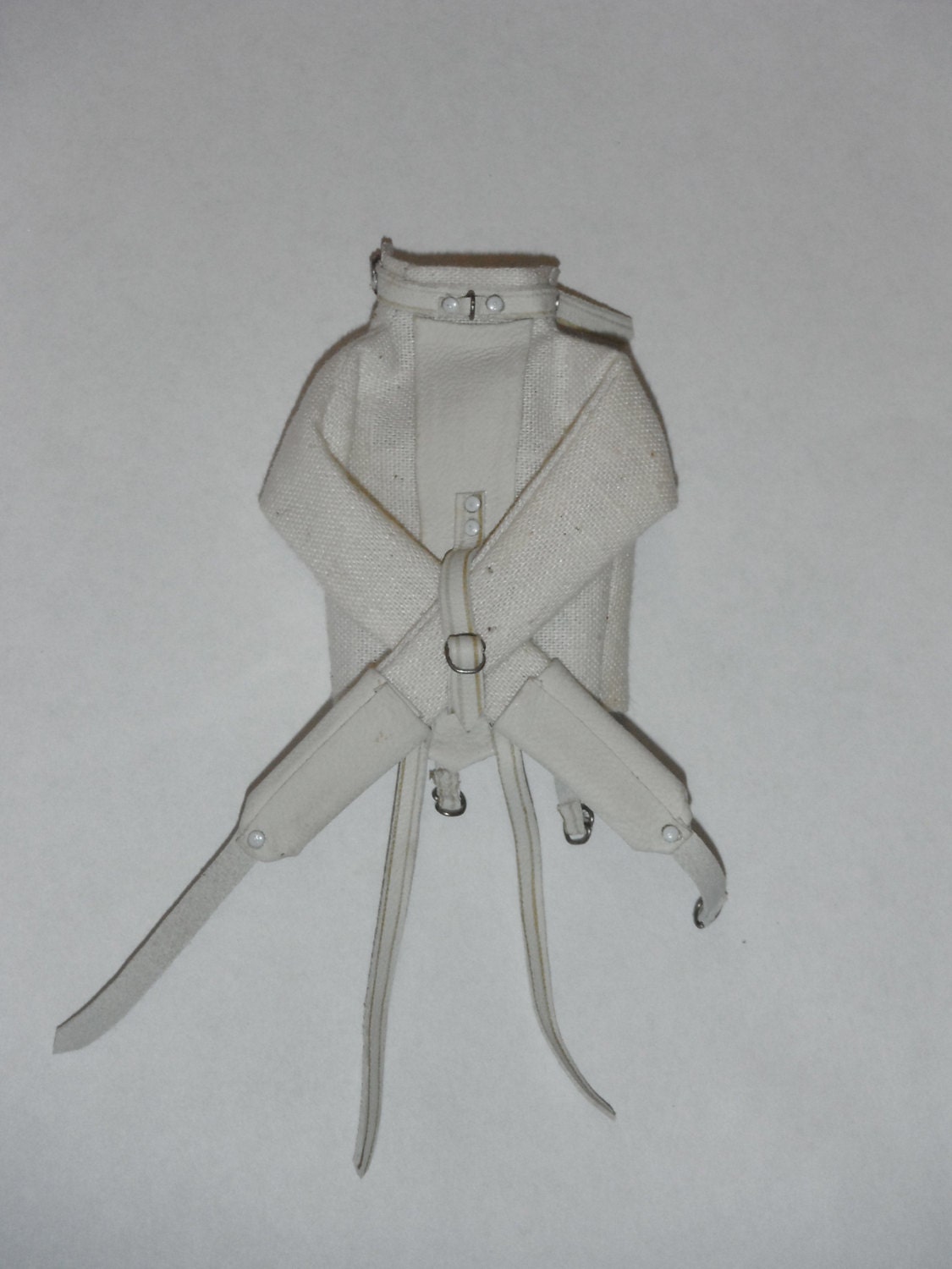 Doll Miniature Handcrafted Medical Hospital Straight Jacket White 1 ...