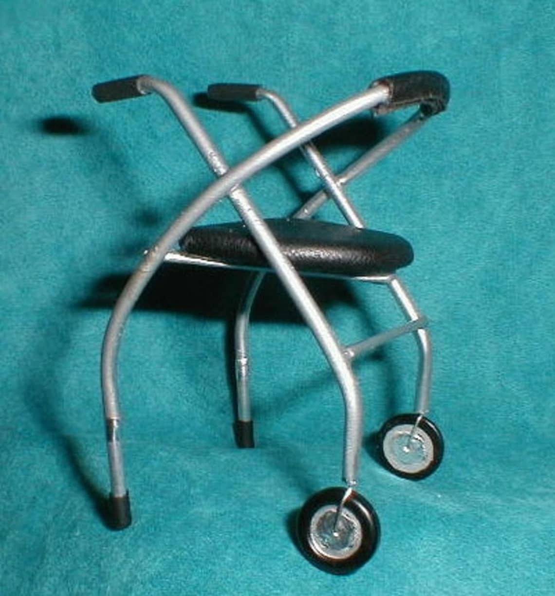 Doll Miniature Handcrafted Medical Wheeled Walker Metal 1/12th Scale - Etsy