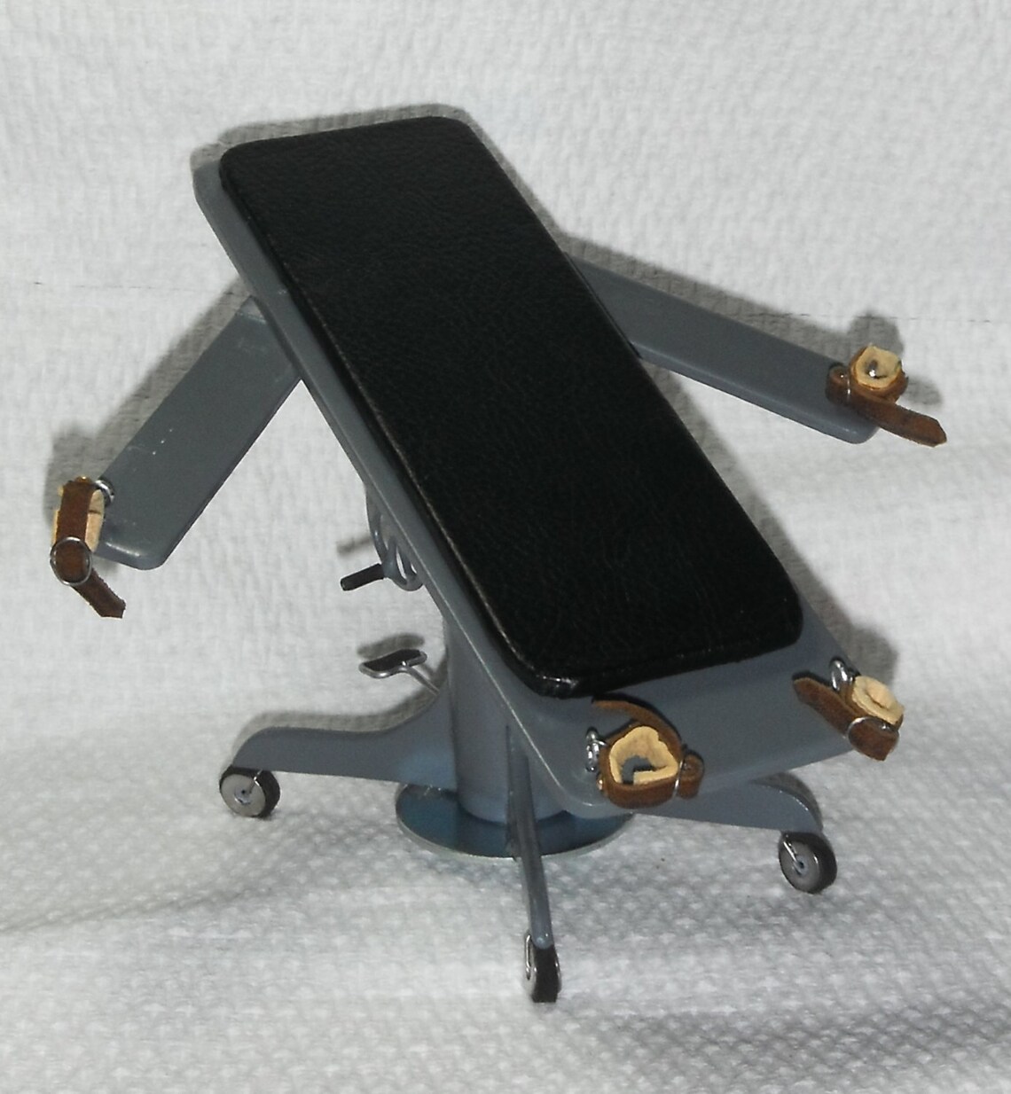 Dollhouse Miniature Handcrafted 1/12th Scale Electroshock Table Asylum ...