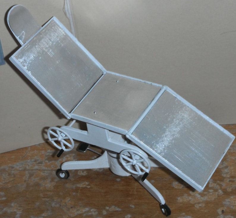 Dollhouse 1/12th Scale Miniature Handcrafted Hospital Medical 1920s ...