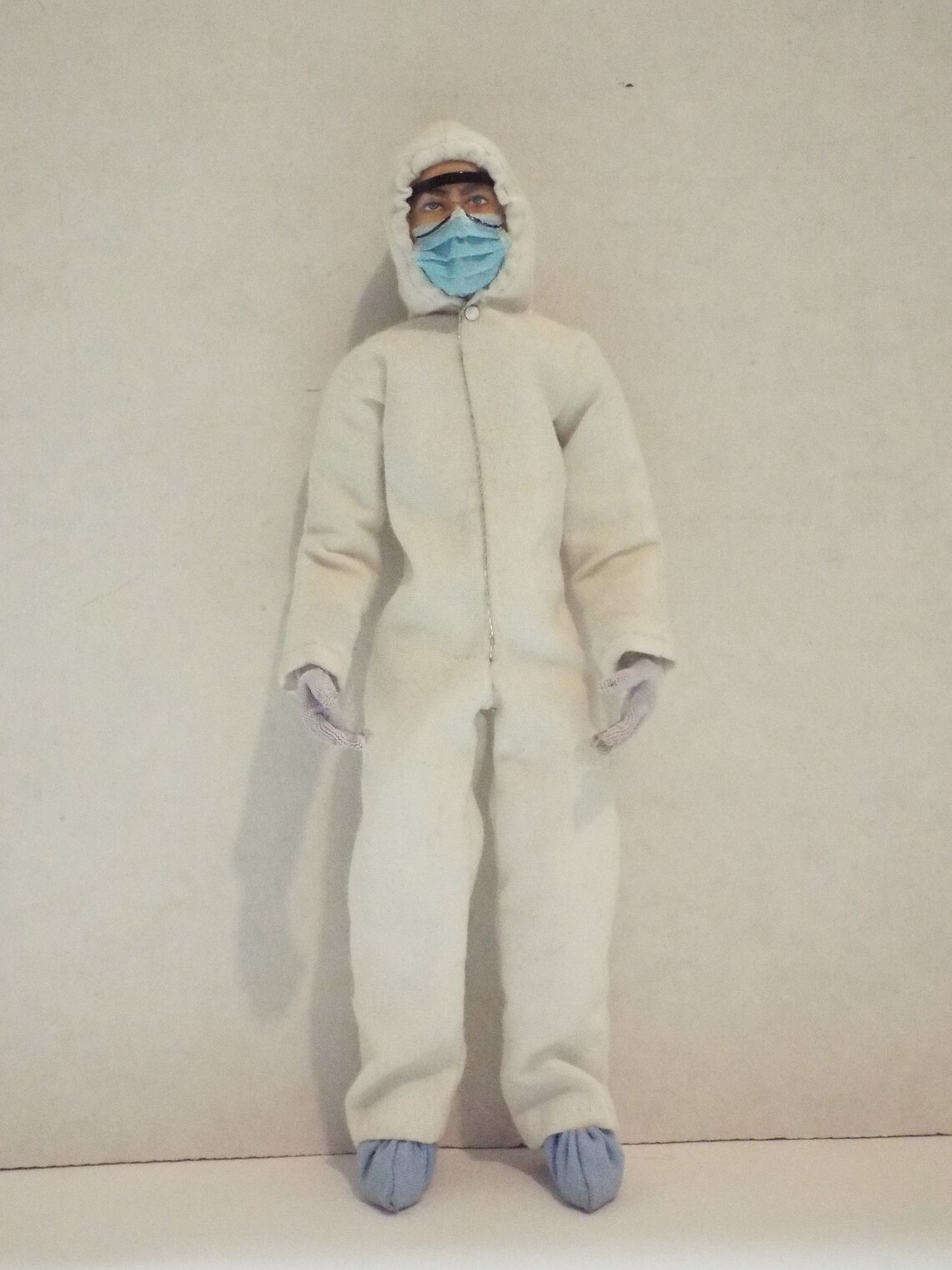 Dollhouse Miniature Handcrafted Medical Hospital DOLL Figure 1/12th PPE ...